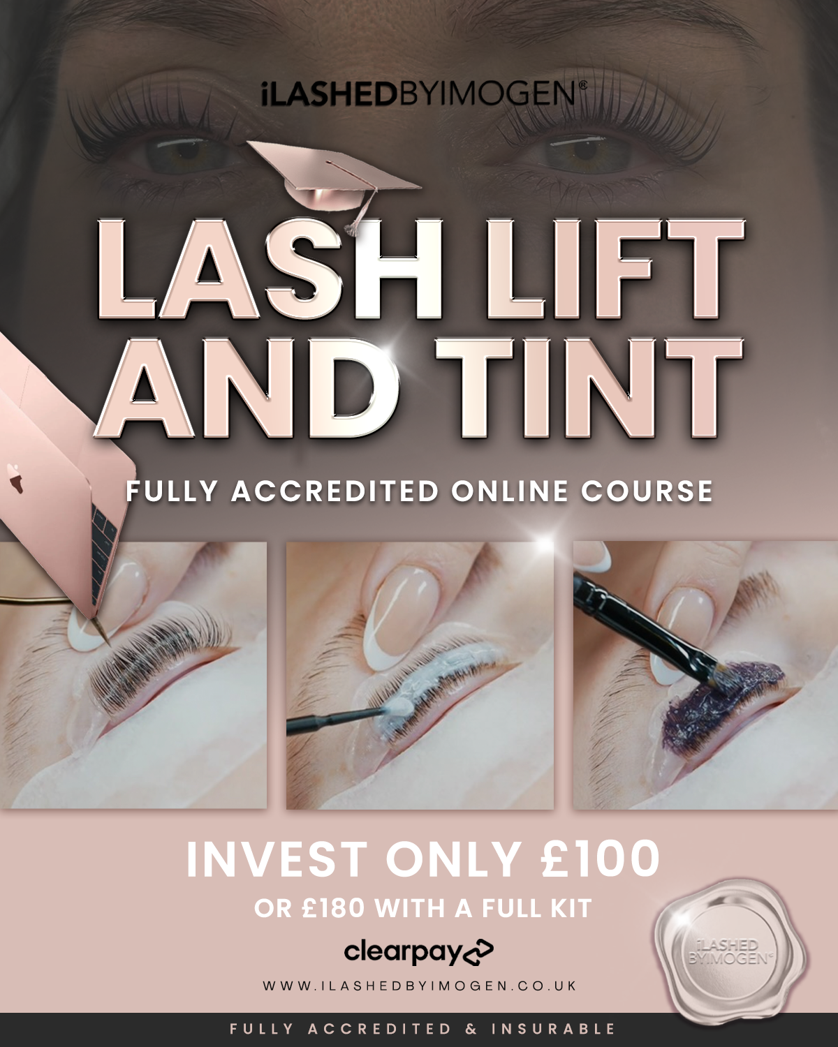 Accredited Lash Lift & Tint (Online Course) - iLashed by Imogen